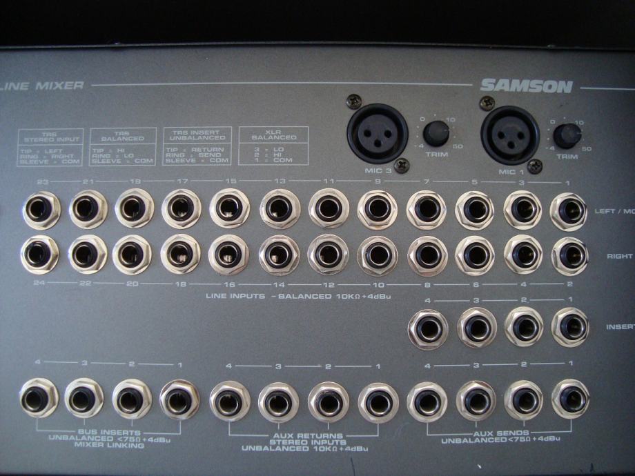 Samson PL2404 - Rackmount Line Mixer