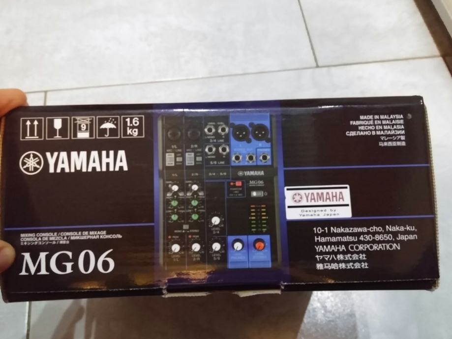 YAMAHA MG 06 - NOVO!!!