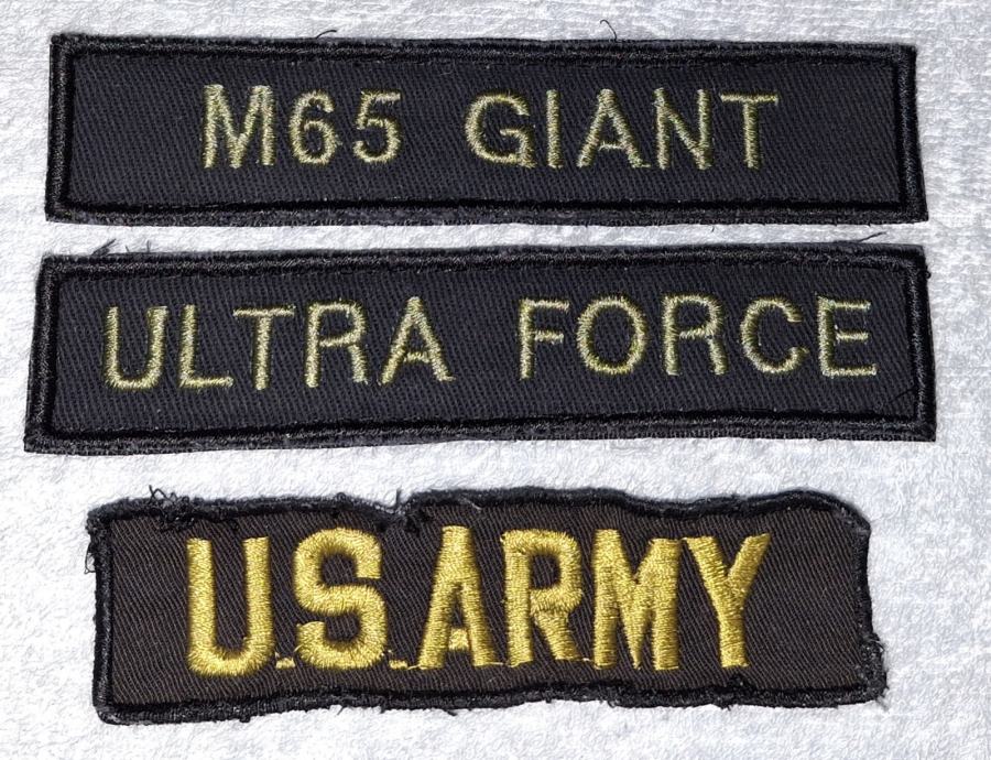 Američke vojne oznake, prišivci, u.s. army