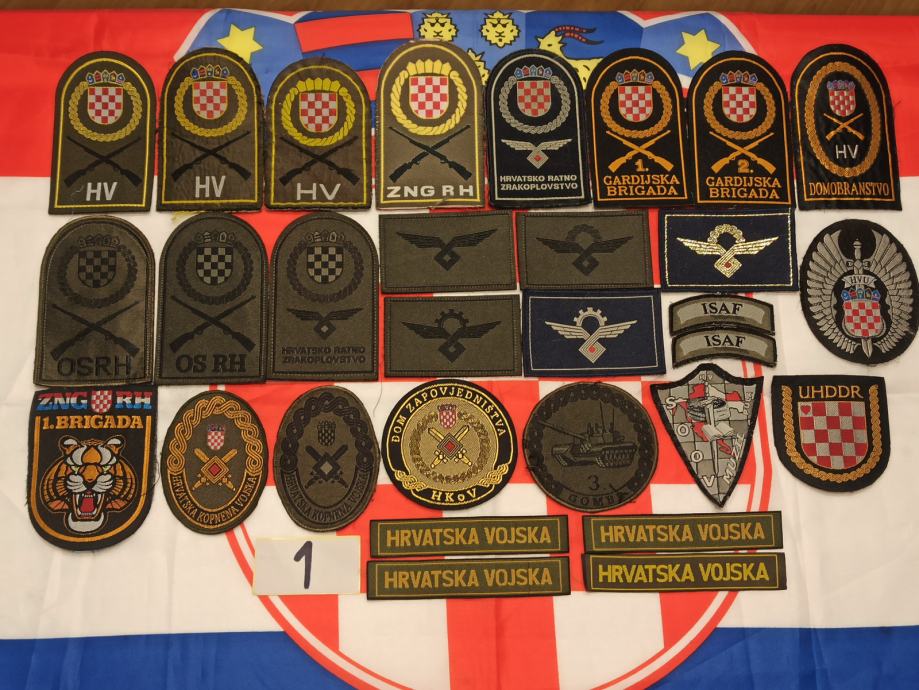 HV amblemi i činovi