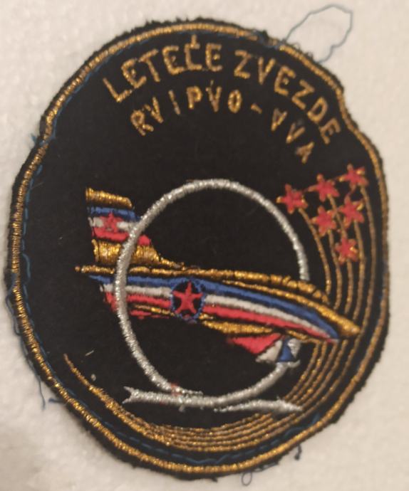 JNA RV i PVO platnena oznaka leteće zvezde