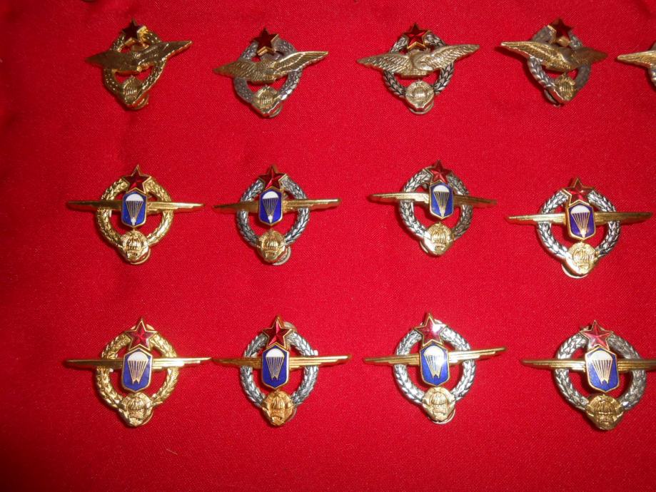 lot oznaka JNA pilota, navigatora, avio tehničara, padobranaca