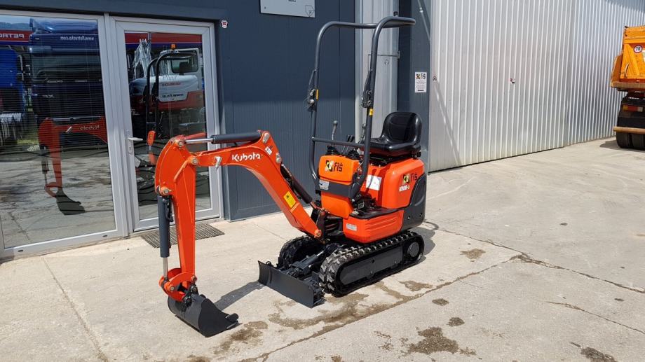 Mikro bager Kubota K008-3 - PROŠIRJENJE GUSJENIC