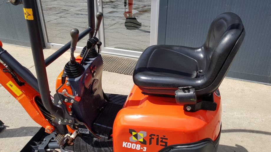 Mikro bager Kubota K008-3 - PROŠIRJENJE GUSJENIC