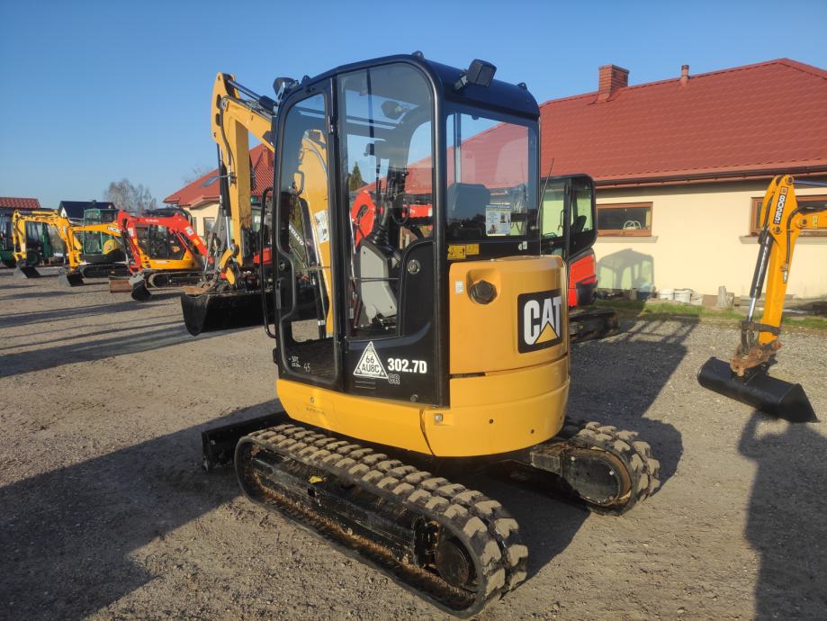 MINI BAGER CATERPILLAR CAT 302.7 DCR 1160sati motora 2017godina