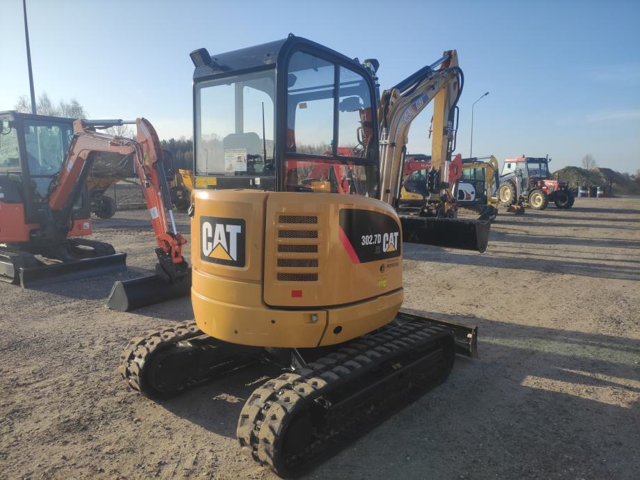 MINI BAGER CATERPILLAR CAT 302.7 DCR 1160sati motora 2017godina