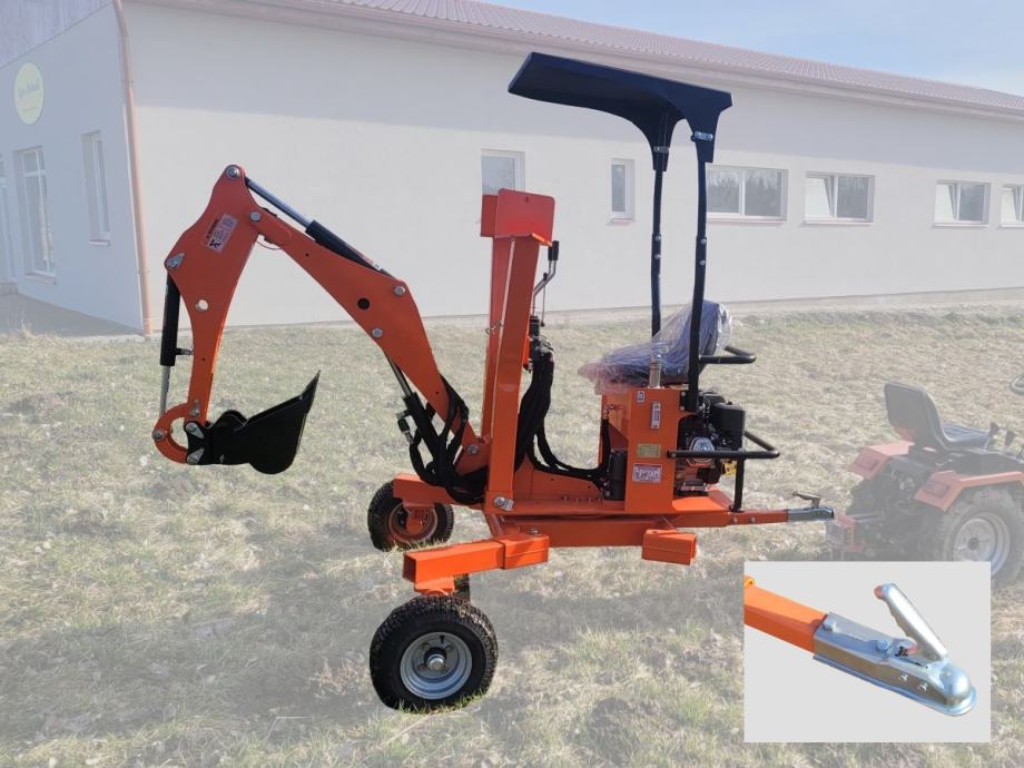 Mini bager pogodan za quad, mini traktor ili traktor kosilicu