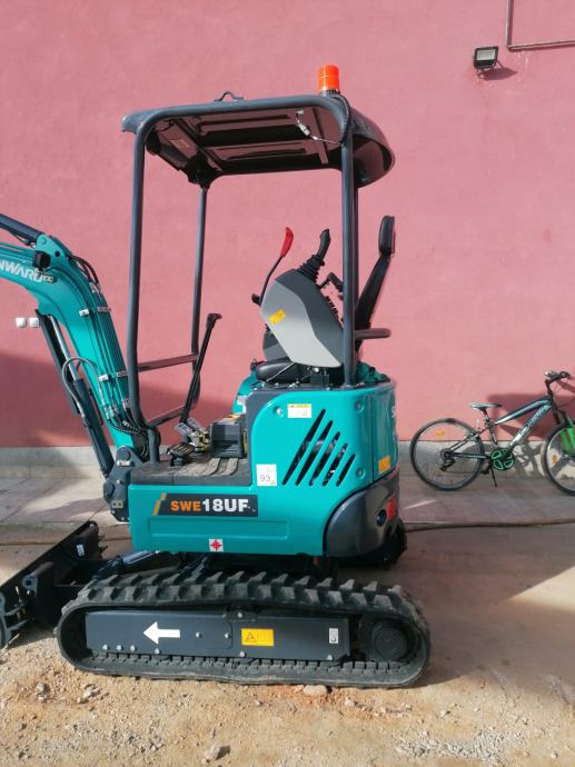 MINI BAGER SUNWARD SWE 18UF 1.88t ROVOKOPAČ, MINI BAGER