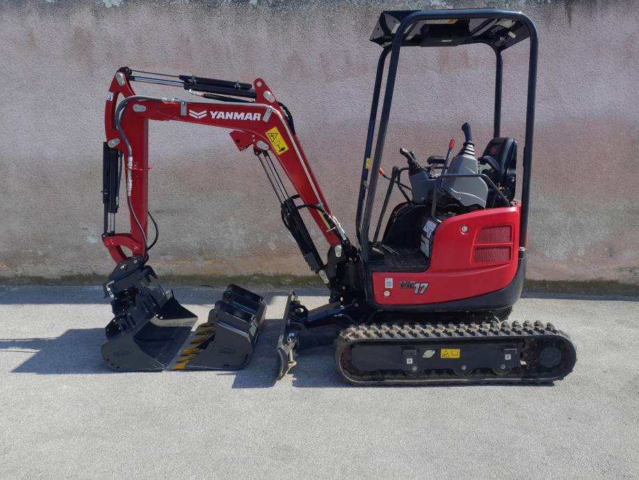 Mini bager YANMAR VIO17-1 - 2022 godište - 3x korpa