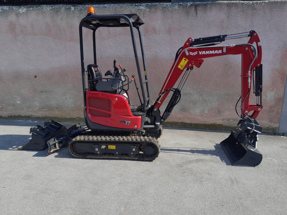 Mini bager YANMAR VIO17-1 - 2022 godište - 3x korpa