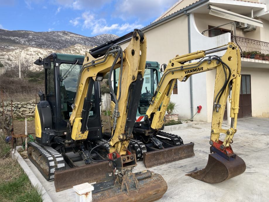 YANMAR VIO 33-U ,Brza spojak, Hidr.planirka 24.500€