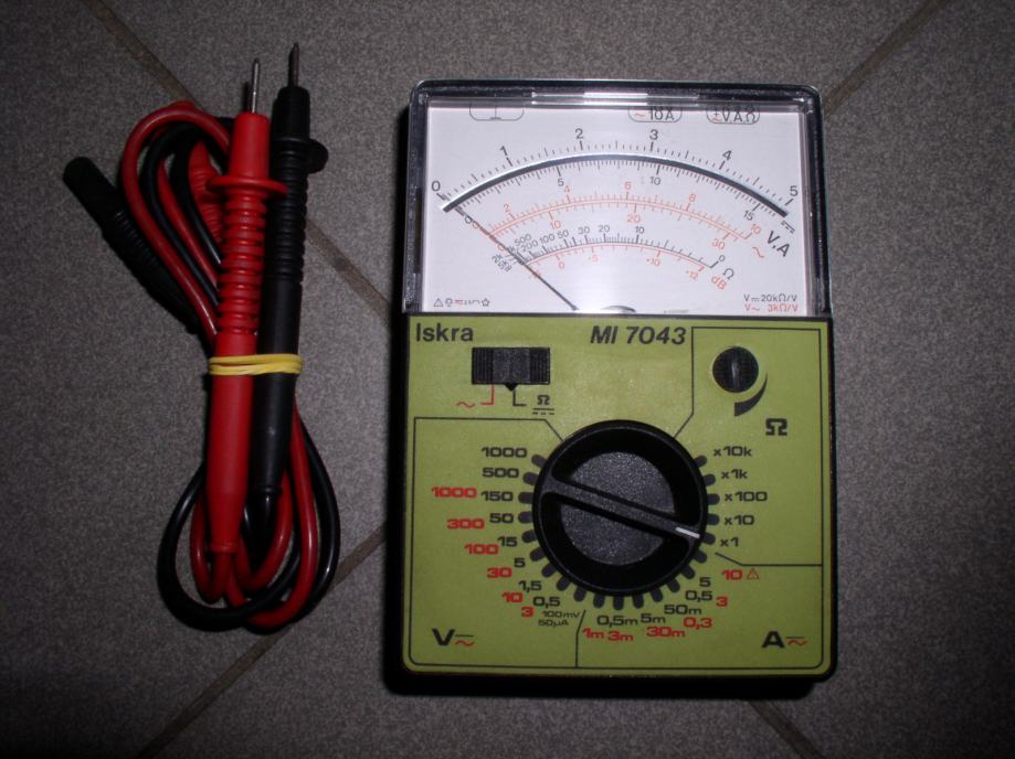 ANALOGNI MJERNI INSTRUMENT - MULTIMETAR ISKRA MI 7043