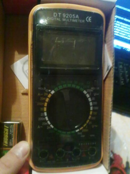 Digitalni električni mjerni instrument - multimetar DT9205A