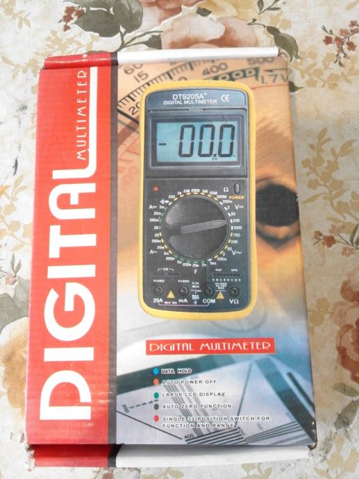 Digitalni mjerni instrument DT9205A+