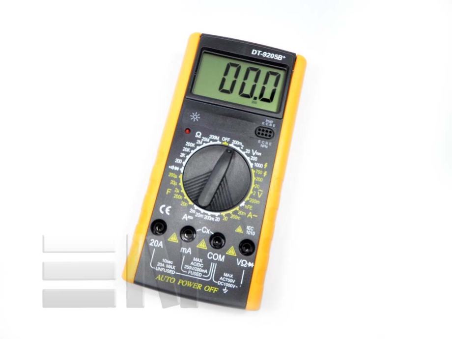 Digitalni multimetar - mjerni instrument DT9205B+