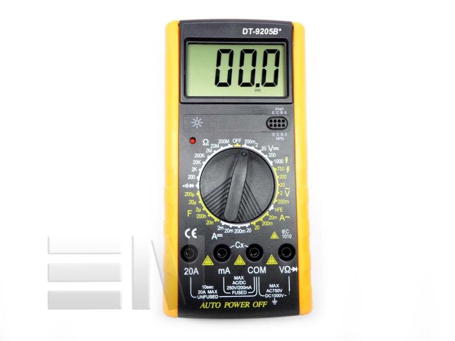 Digitalni multimetar - mjerni instrument DT9205B+