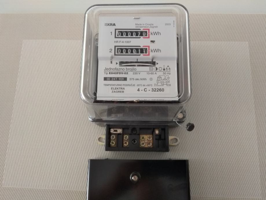 EL. JEDNOFAZNO BROJILO TIP.E840FDV-02 230 V 10-60 A