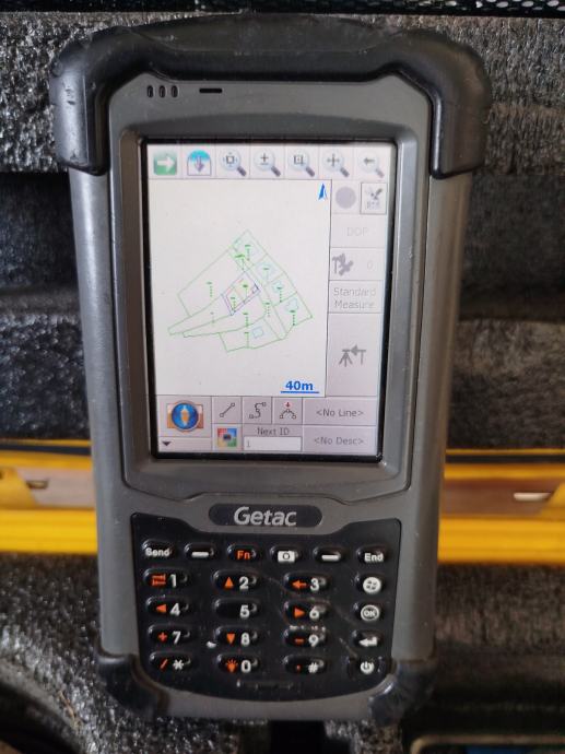 GNSS GPS komplet GEOMAX Zenith20 + kontroler Getac PS232