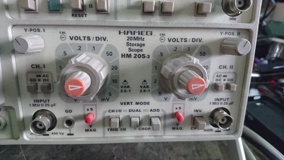 HAMEG HM 205-3 20Mhz sa printerom