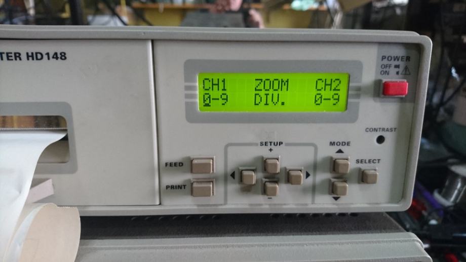 HAMEG HM 148 printer.