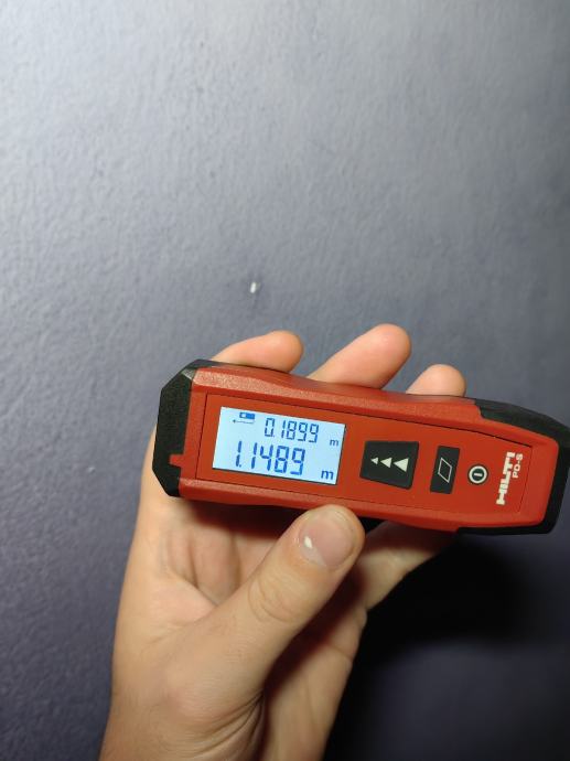Hilti pd-s, laserski daljinometar, laserski metar