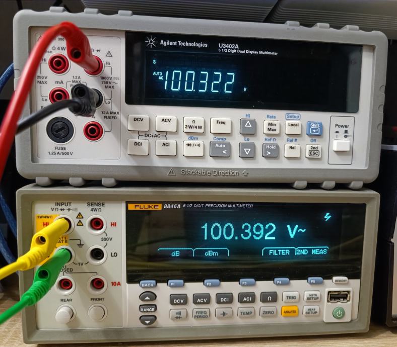 HP Agilent Keysight U3402A 5.5 Digit, Dual Display Multimetar
