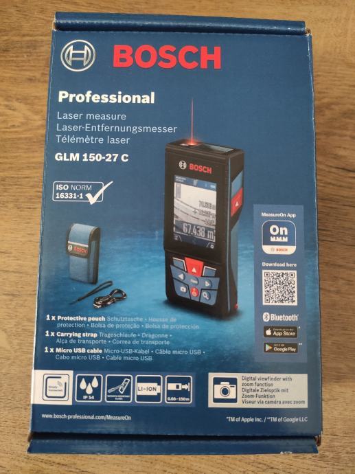 Laserski daljinomjer Bosch GLM 150-27 C