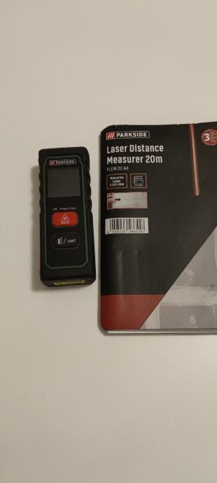 Laserski metar Parkside daljinomjer