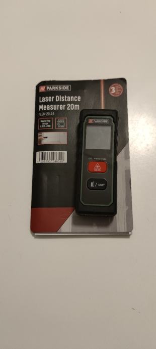 Laserski metar Parkside daljinomjer