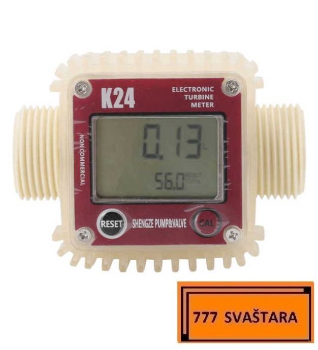 Mjerač protoka digitalni (gorivo,voda,mlijeko itd.)