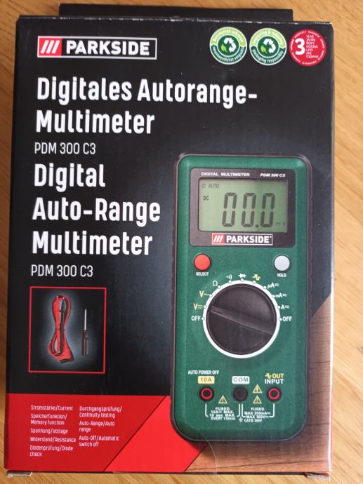 Parkside digitalni multimetar Novo zapakirano