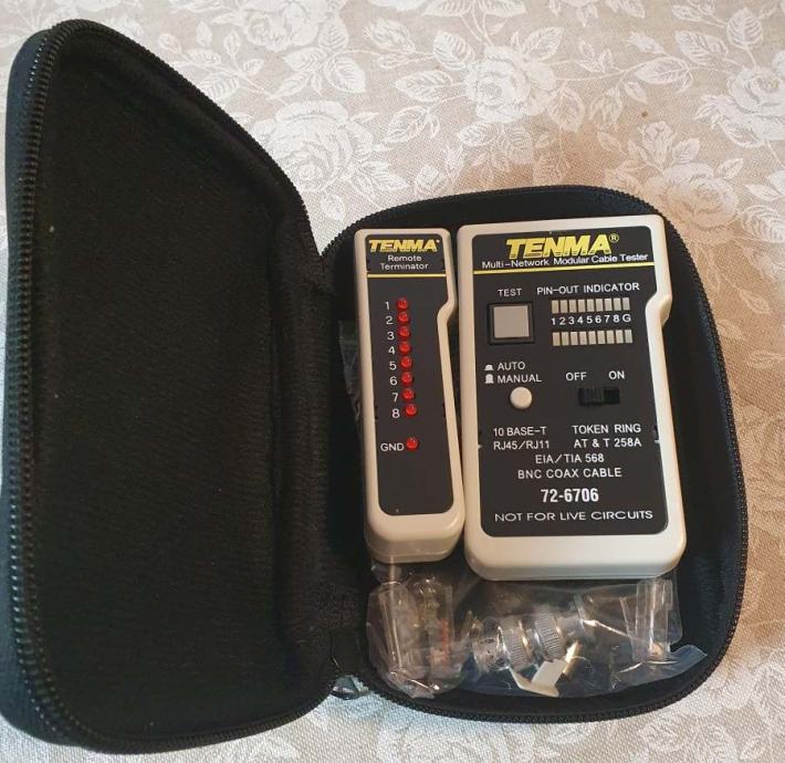 Prodajem TENMA 72-6706 Multi-Network modular cable tester