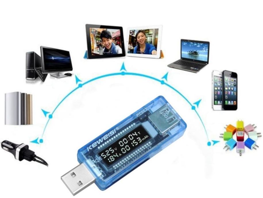 Tester USB mjerač napon struja snaga analizator provjera potrošnje