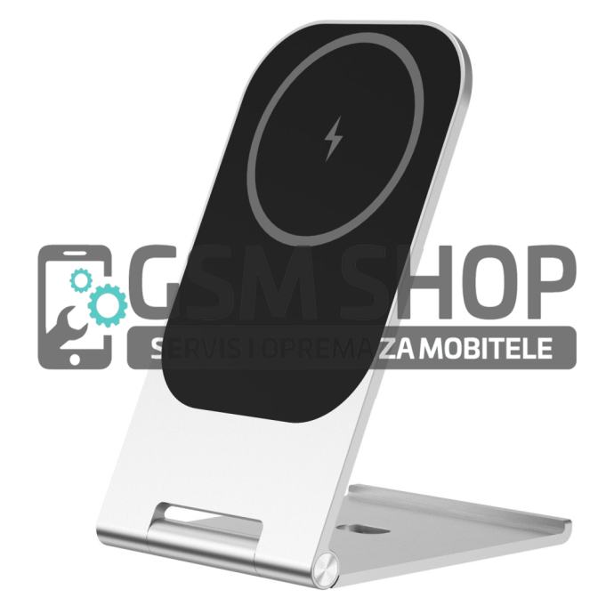 Ultratanki magnetski bežični punjač od aluminijske legure od 15W