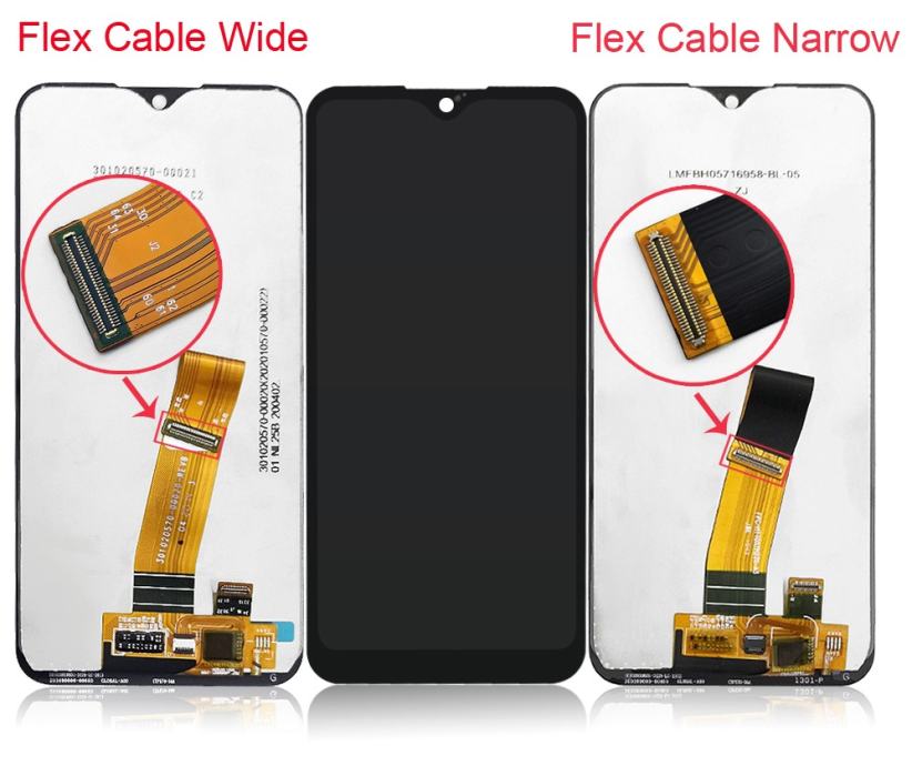 Samsung A01 A015 lcd touch screen Original BEZ OKVIRA Crni