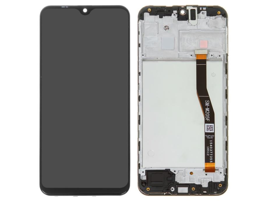 Samsung M20 M205 lcd touch screen okvir Original EU NOVO Crni