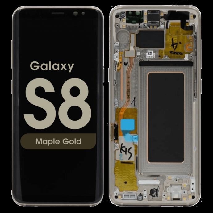 Samsung S8 G950 lcd touch screen okvir Original EU NOVO Zlatni