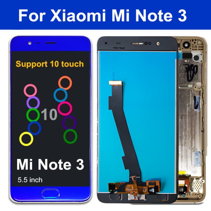 Xiaomi Mi Note 3 lcd touch screen 1. Klasa NOVO Plavi