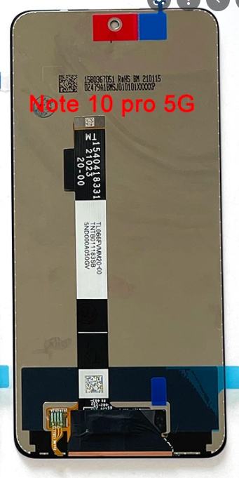 Xiaomi Redmi Note 10 Pro 5G lcd touch screen 1. Klasa NOVO Crni