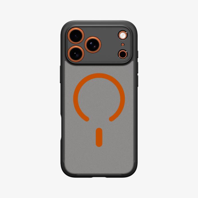 SPIGEN ULTRA HYBRID MAG MAGSAFE za iPHONE 17 PRO (BLACK/ORANGE)