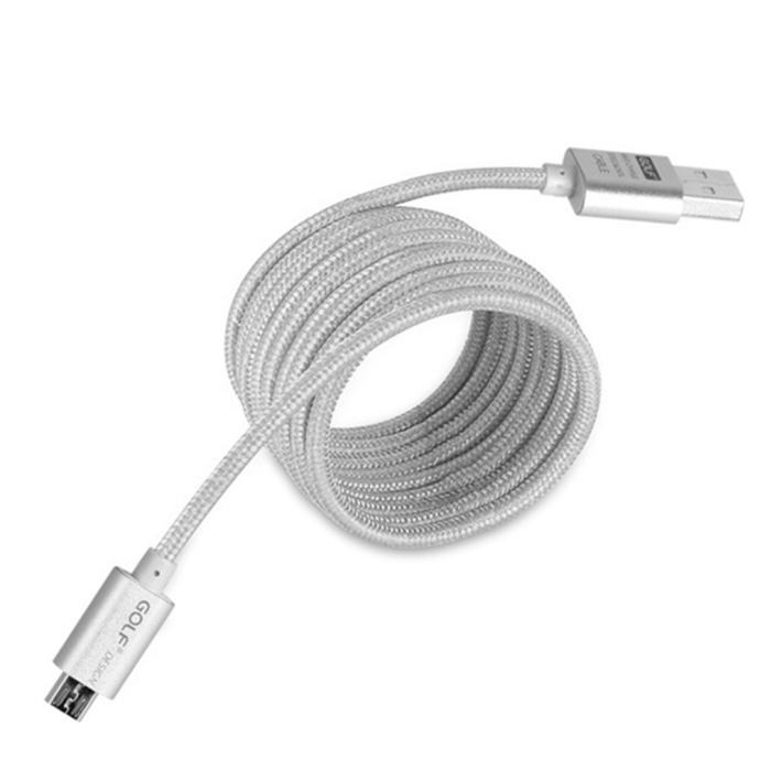 GOLF mikro usb kabel, pleteni, kvalitetan, brzo punjenje,2 metra,NOVO!