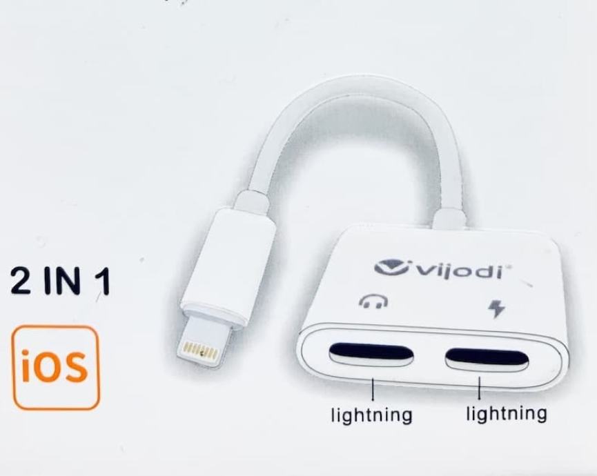 2u1 adapter za iPhone za punjenje i istovremeno slušanje glazbe