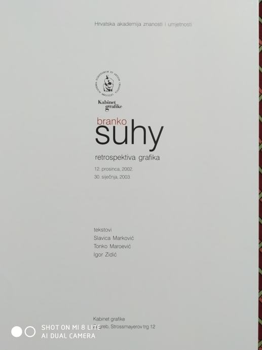 Branko Suhy: Retrospektiva grafika.