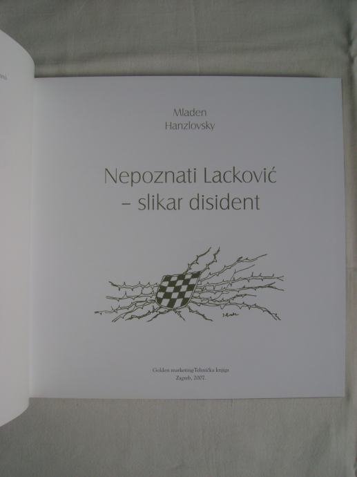 Mladen Hanzlovsky - Nepoznati Lacković - slikar disident