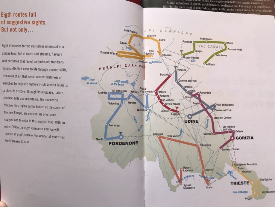 Monografija: Friuli Venezia Giulia / 121 str na talijanskom jez./ Pula