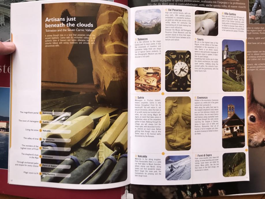 Monografija: Friuli Venezia Giulia / 121 str na talijanskom jez./ Pula