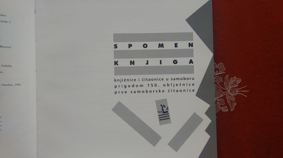 Spomen knjiga knjižnice i čitaonice u Samoboru