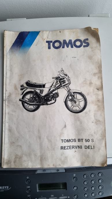Tomos BT 50 S katalog rezervni dijelovi