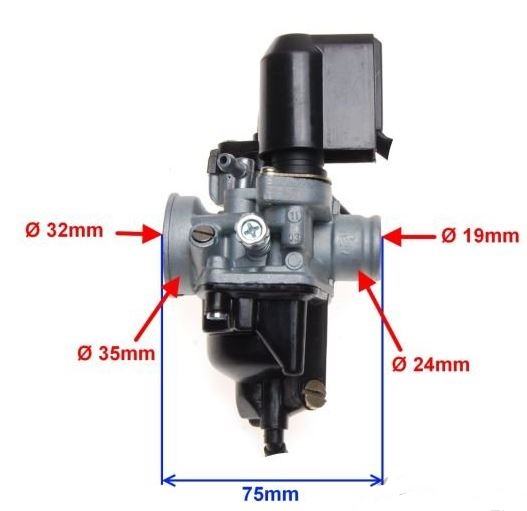 KARBURATOR 50 2T - PIAGGIO, GILERA, APRILIA, DERBI...