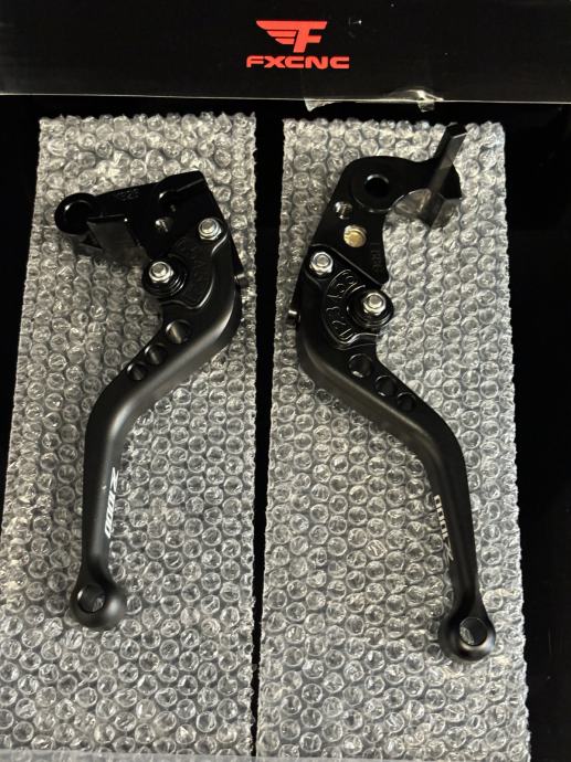 KAWASAKI Z1000- FXCNC-POLUGE CRNE - KVAČILO + KOČNICA-LOGO